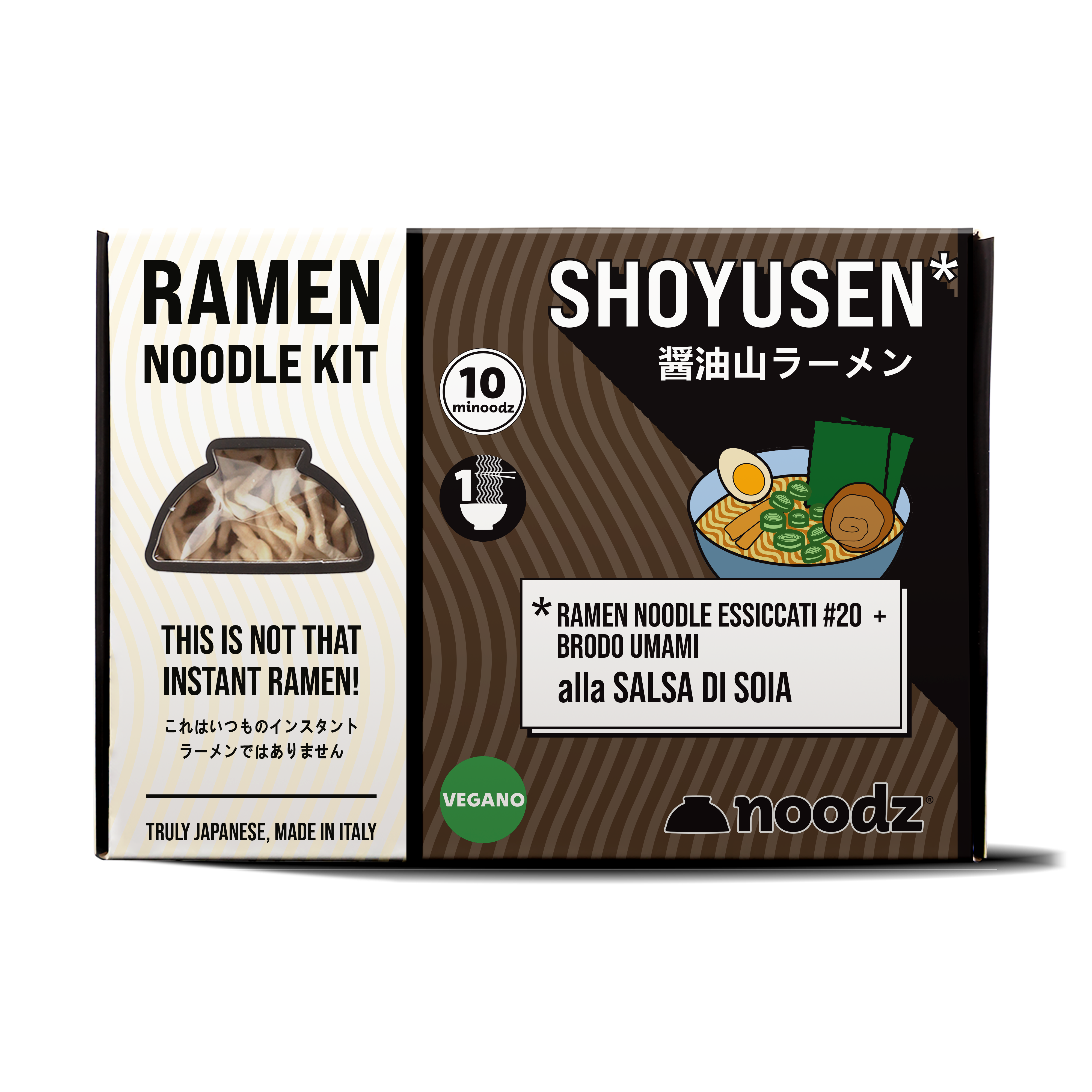 Noodz SHOYUSEN RAMEN KIT: ramen noodle kit shoyu
